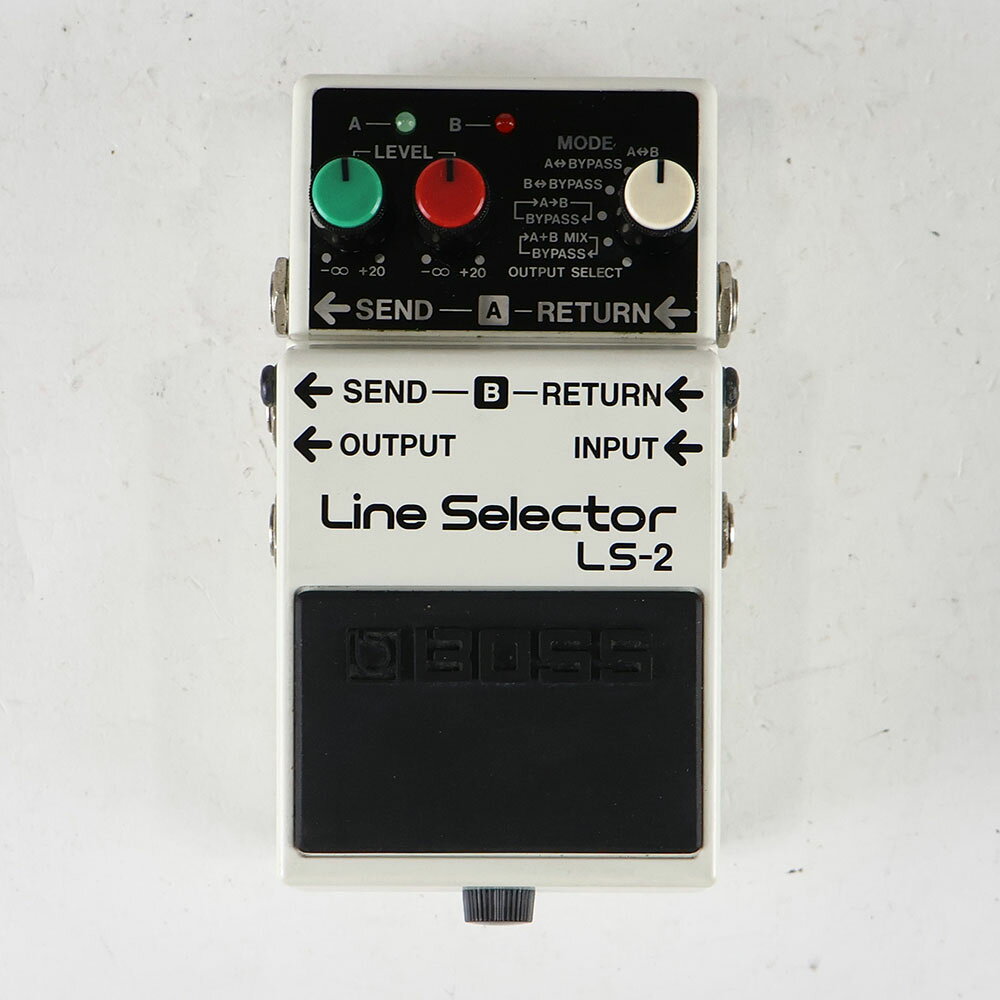 【中古】 ラインセレクター エフェクター BOSS LS-2 Line Selector ギター ベースエフェクターBOSS LS-2 Line Selector の中古品です。使用感のあるコンディションです。商品内容：本体のみ多少の傷やス...