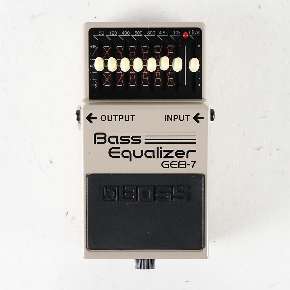 【中古】イコライザー エフェクター BOSS GEB-7 Bass Equalizer ベースエフェクターBOSS GEB-7 Bass Equalizer の中古品です。使用感のあるコンディションです。商品内容：本体のみ多少の傷やスレ、塗...