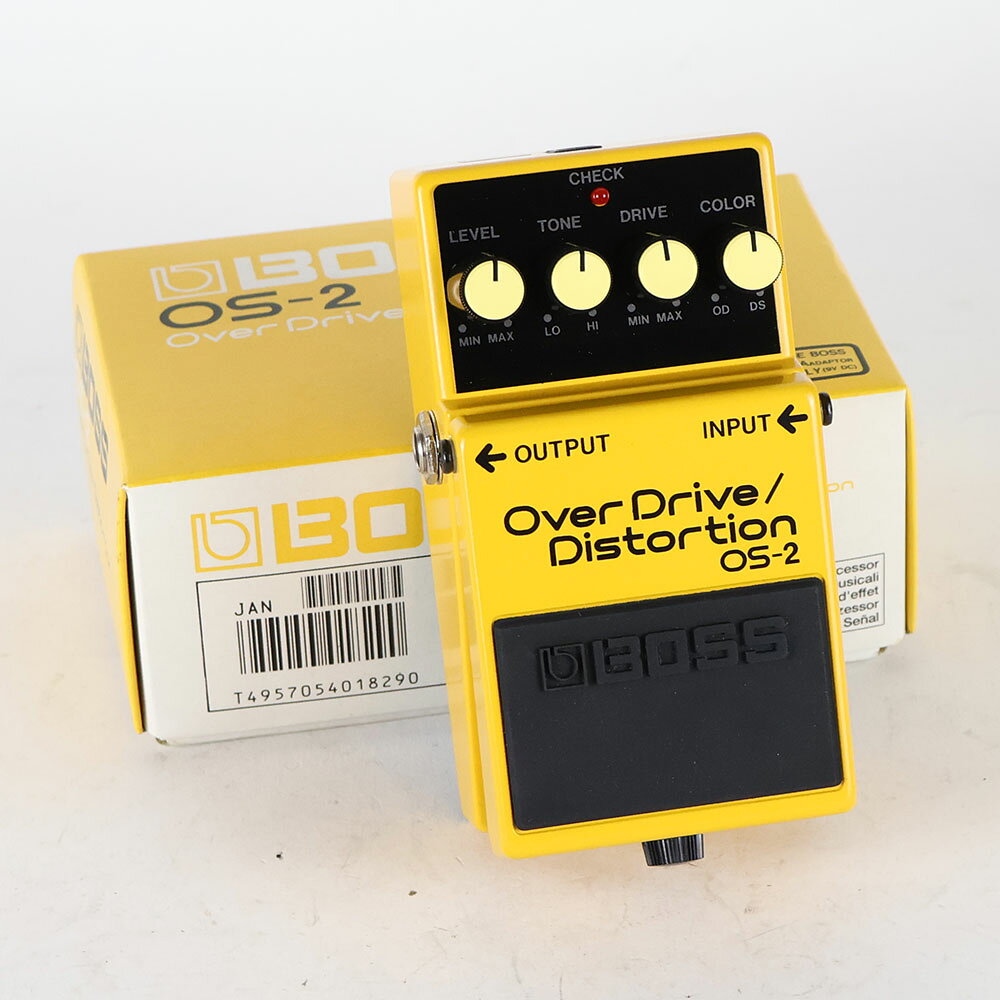 【中古】オーバードライブ ディストーション エフェクター BOSS OS-2 OverDrive Distortion ギターエフェクターBOSS OS-2 OverDrive Distortion の中古品です。比較的綺麗なコンディション...