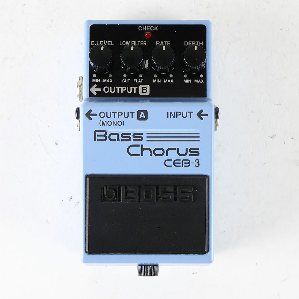 【中古】 ベースコーラス エフェクター BOSS CEB-3 Bass Chorus ベースエフェクターBOSS CEB-3 Bass Chorus の中古品です。使用感のあるコンディションです。商品内容：本体のみ多少の傷やスレ、塗装剝がれ...