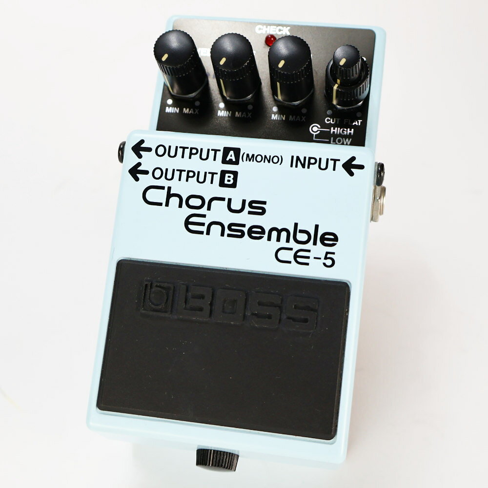 【中古】コーラスアンサンブル エフェクター BOSS CE-5 Chorus Ensemble ギターエフェクターBOSS CE-5 Chorus Ensemble の中古品です。使用感のあるコンディションです。商品内容：本体のみ多少の傷や...