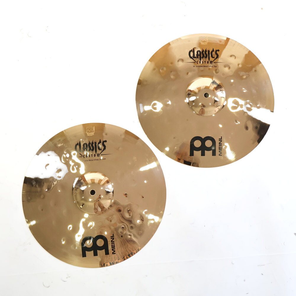 【中古】 MEINL マイネル CC14EMH-B Classics Custom Extreme Metal 14インチ Hihat ハイハット ペア中古なりのコンディションです。商品内容：本体のみシンバル本体に割れやゆがみはございません...