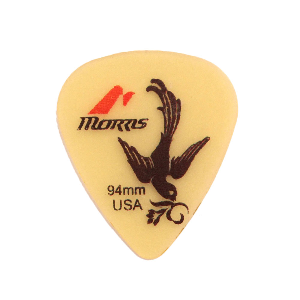 MORRIS ULTEM 0.94mm Standard ギターピック×36枚。米クレイトン社製の「ウルテム」素材を使用したモーリスオリジナルピック。べっ甲に最も近いとされ、愛用者急増中の最新ハイテク素材です。シェイプ：スタンダード型（ティ...