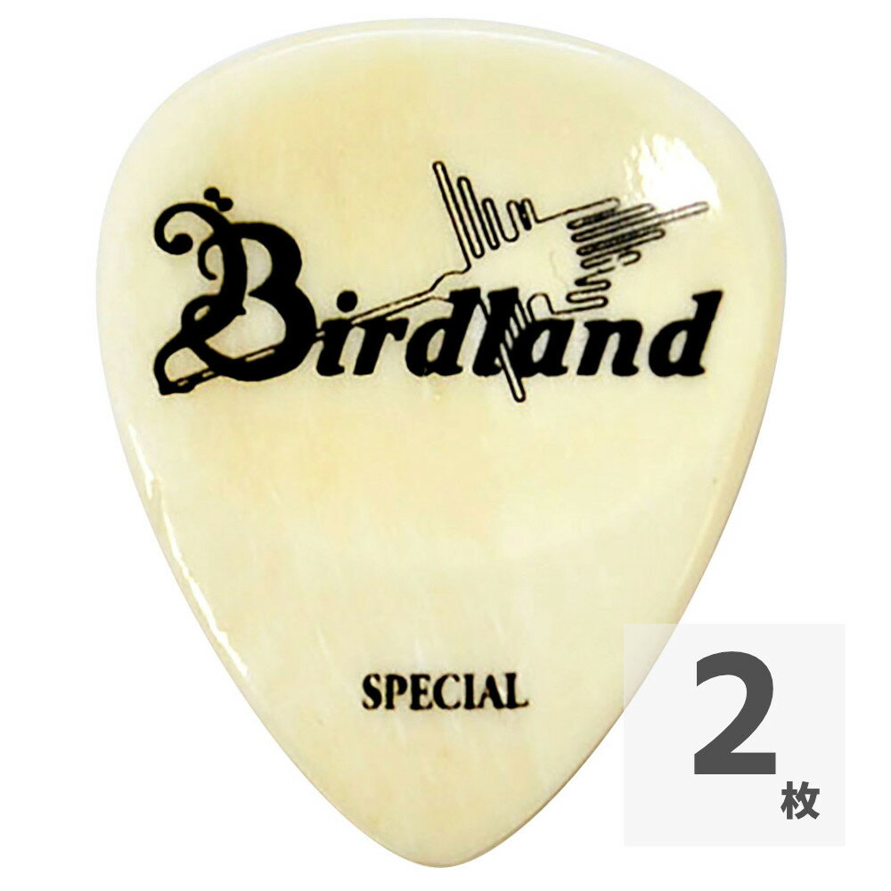 Birdland Buffalo Special Pick Bone ギターピック×2枚。水牛の骨で作成されたピックです。通常のピックよりも厚めに設計し指をフィットさせるクボミが施されています。ストロークでのパワー感あるサウンドが特徴的。最...