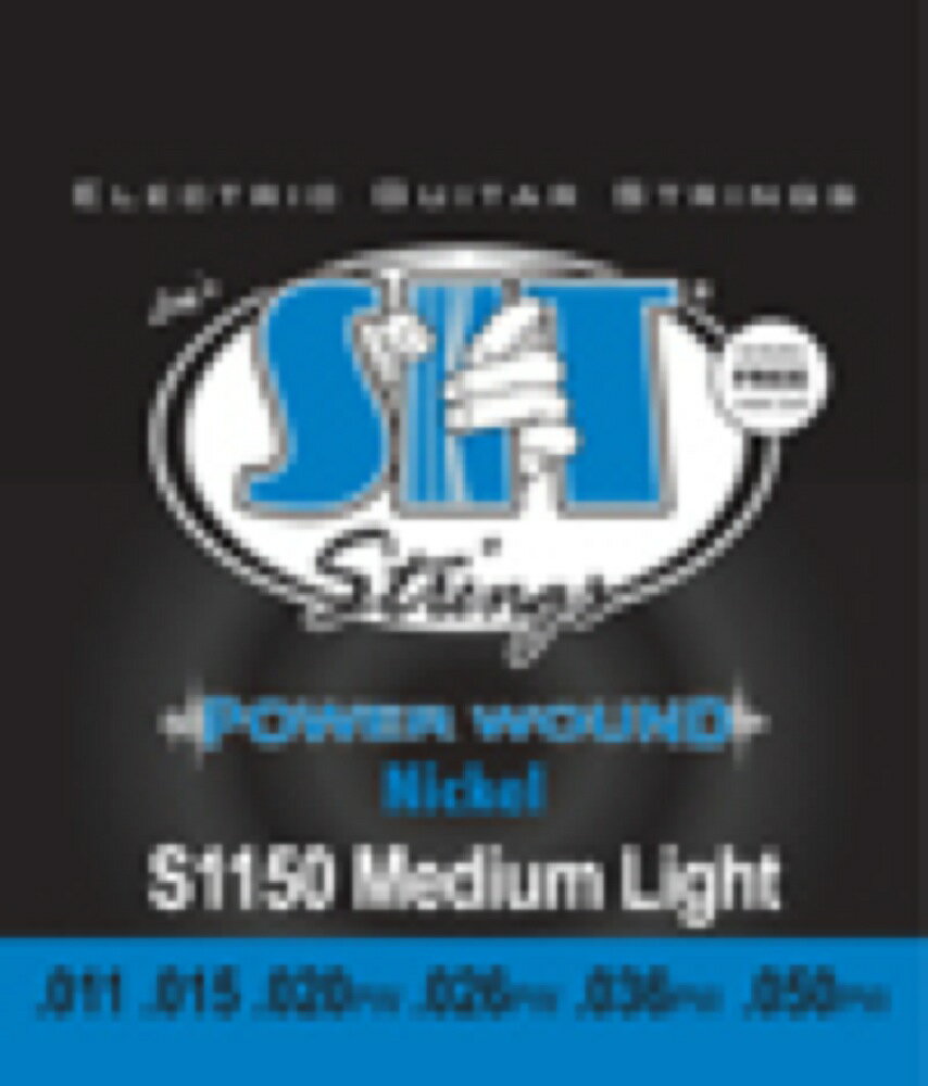 SIT STRINGS S1150 MEDIUM LIGHT エレキギター弦×3セット。ジャンルを問わずオールマイティーに使えるニッケルプレーテッド・ワウンド弦です。すべての音域においてバランス良く鳴り、クセがないので音作りがしやすいのが特...