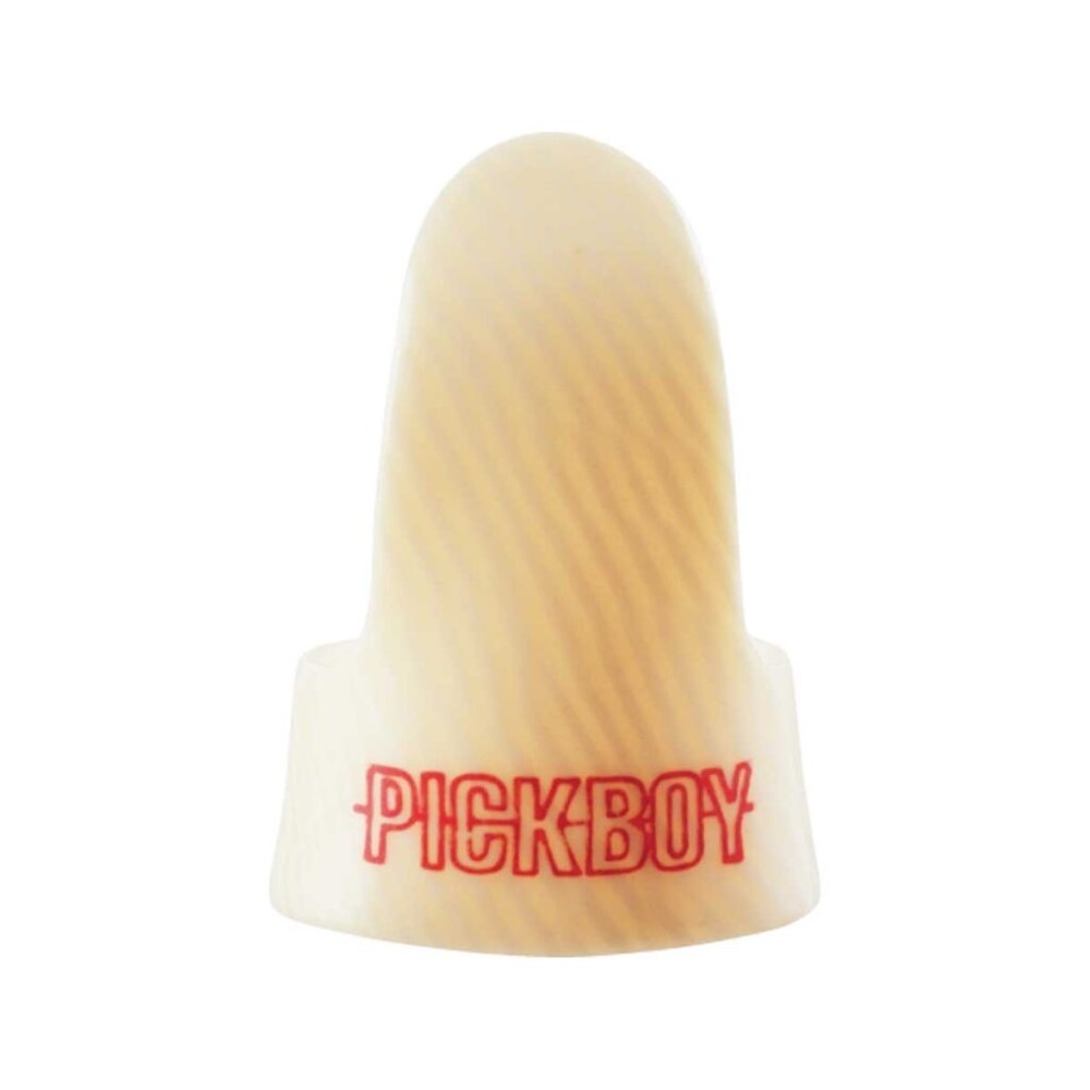 PICKBOY FP-01 Finger Pick Ivory 1.20mm フィンガーピック ギターピック×10枚。ピックボーイ・フィンガーピックシリーズのギターピックです。ピックの定番素材のセルロイド製ピックです。セルロイド製ピックは、...