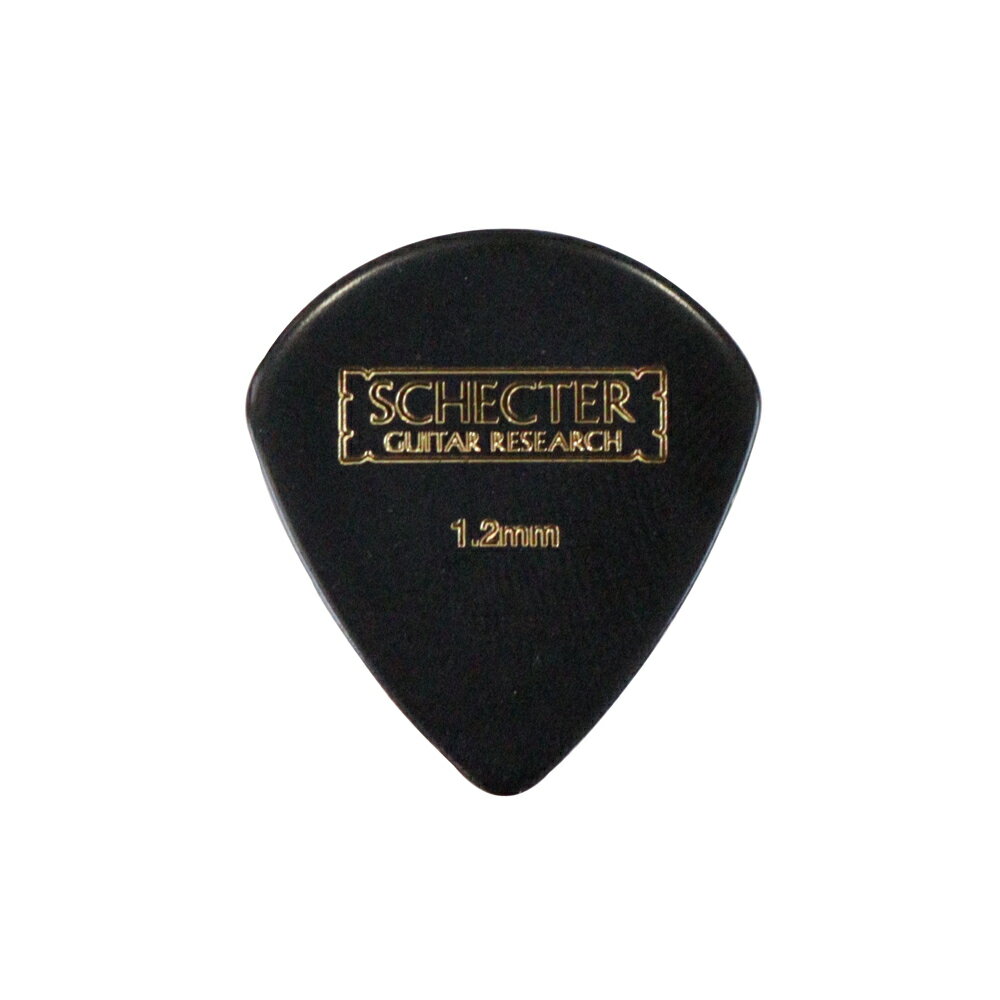 SCHECTER（シェクター）SPJ-EC10 BK JAZZタイプ EX HARD セルロイドピック×50枚 です。アタック感と音の太さに定評があります。種類：JAZZタイプ固さ：EX HARD（EX ハード）カラー：BK（ブラック）50...