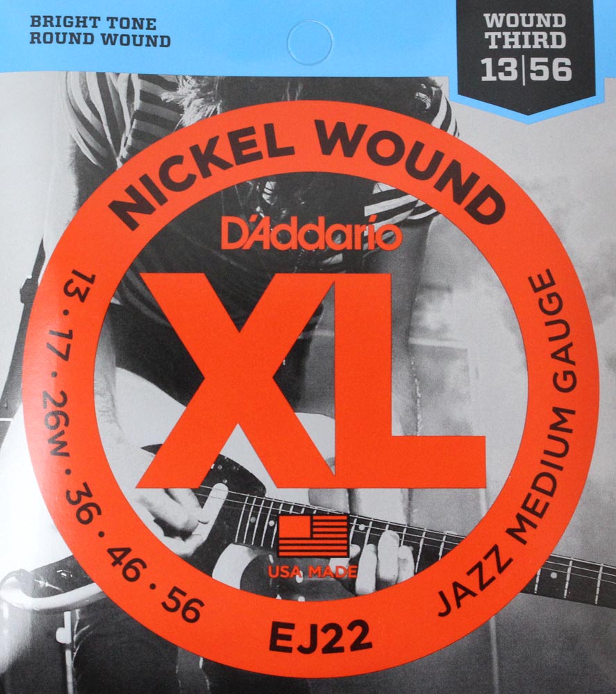 D'Addario（ダダリオ） EJ22 エレキギター弦×3セット です。独特なブライトサウンド、素晴らしいイントネーション。世界中のミュージシャンからの圧倒的な支持を誇る、言わずと知れたエレキ弦のスタンダード。 3セットでの販売です。Ja...
