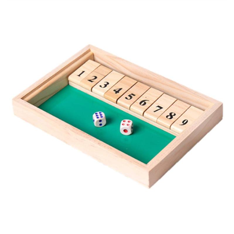 シャット・ザ・ボックス Shut The Box シャットザボックス ゲーム サイコロ パーティ ボード ダイス 数字 木製 脳トレシャット・ザ・ボックス Shut The Box シャットザボックス ゲーム サイコロ パーティ ボード サ...