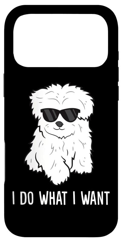 マルチーズ 犬の飼い主 I Do What I Want ペット マルチーズ スマホケース iPhone 17 Pro Max 用I Do What I Want。 マルタの所有者である女の子と男の子のための素晴らしいマルタのアパレル。 マ...