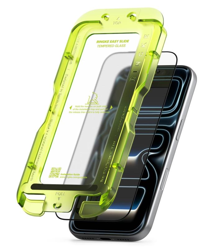 【Ringke】iPhone 17 Pro ガラスフィルム EASY SLIDE TEMPERED GLASS FILM 硬度9H 画面保護 全面保護 液晶保護 保護ガラス 強化ガラス アイフォン17プロ スクリーンプロテクター フィルム ...