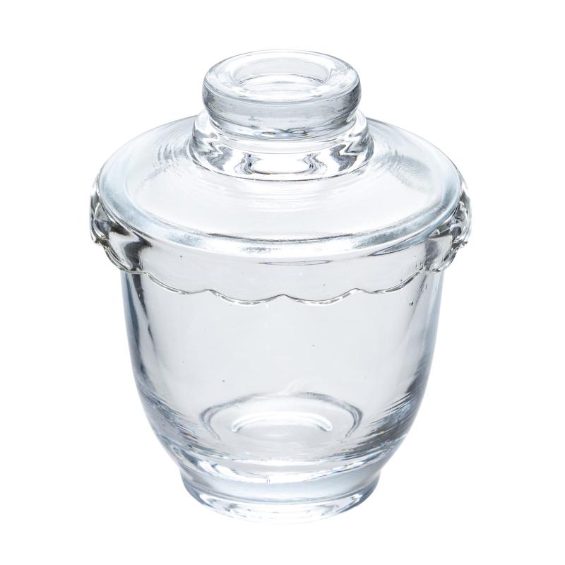 水崎硝子 茶碗蒸し 器 ミニ 約8cm CR 日本製 MKG-413700 透明商品サイズ:約7.5×7.5×8.8cm商品重量:0.21kg素材:ガラス(熱湯・蒸し器・電子レンジ使用可)生産国:日本