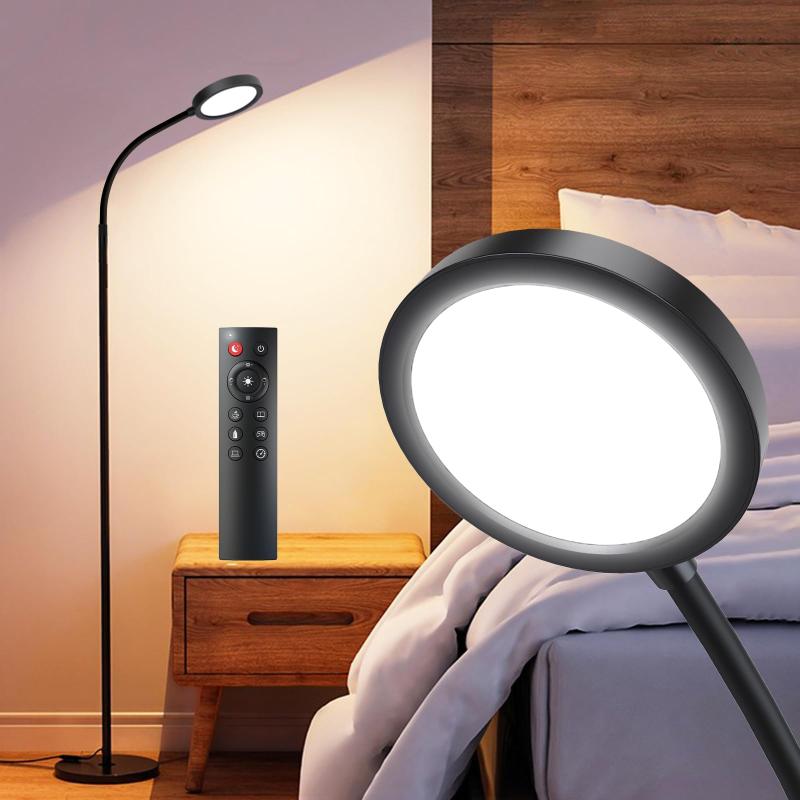BeaNet フロアライト LED 【 無線リモコン・タッチスイッチ・ 調光調色】 スタンドライト組み立て簡単 【PSE認証済】省エネ目に優しい フロアランプ 読書/勉強/仕事/プレーフロアスタンド
