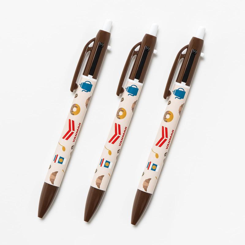 ヤンマー FLYING-Y シャープ＆2色ボールペン 3本セット 多機能ペン 文房具 オフィス用品 ボールペン シャーペン1本で3役こなしてくれる多機能筆記。クリップ付きで定番の使いやすいペンです。1本あたりのサイズ：直径1.15×全長14...