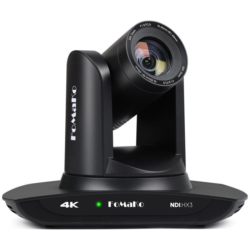 FoMaKo PTZ カメラ AI自動追跡 IP NDI USB3.0 HDMI PTZカメ HD1080P60 PoE機能 広角 リモコン操作 大人数の会議 ライブ配信 講義室 病院 教会に対応USBとHDMI PTZ会議室カメラ:会議室...