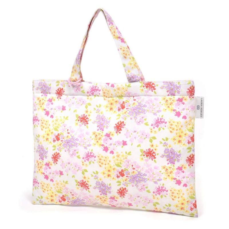 COLORFUL CANDY STYLE LAURA ASHLEY レッスンバッグ キルティング 手提げ 通園 お稽古バッグ 子供用