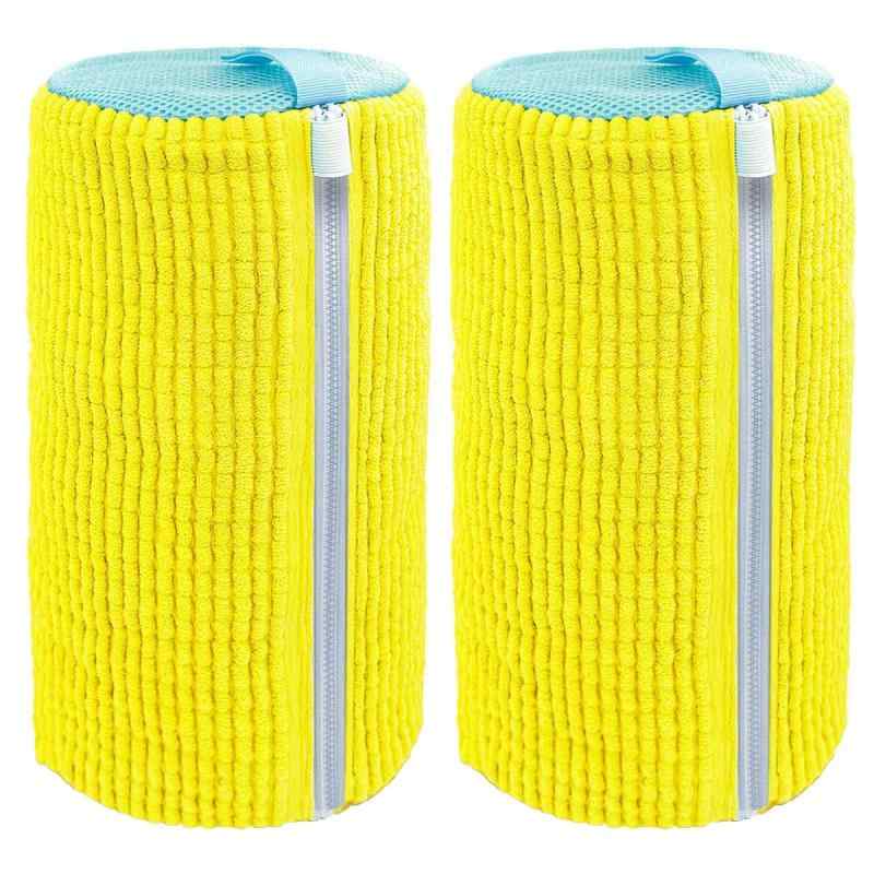 シューズ用 洗濯ネット 靴 洗いネット 上履きスニーカー保護 靴洗い用 洗濯機洗濯ネット 2枚入り使い方：この製品を購入すれば、手洗いの手間から完全に解放されます。使い方は簡単で、まず靴と洗浄剤を洗濯ネットに入れ、そのまま洗濯機に入れるだけ...