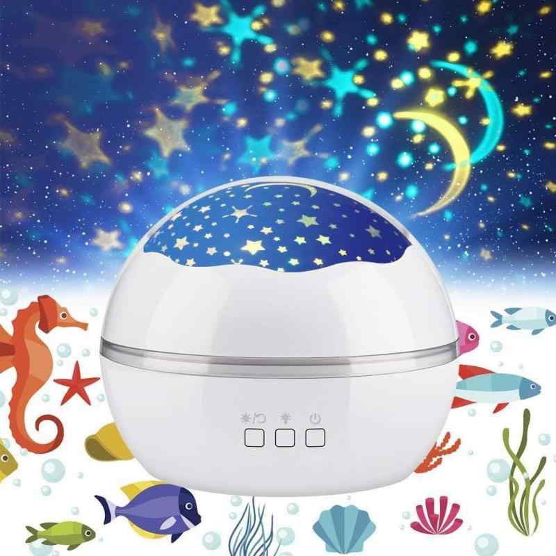 ロボットプラザ (ROBOT PLAZA) プラネタリウム プロジェクター 家庭用 子供向け スタープロジェクター 天井 星空ライト 投影 おもちゃ 誕生日プレゼント 子ども ナイトライト 常夜灯【 幻想的な 星と海の世界 を楽しめる プラ...