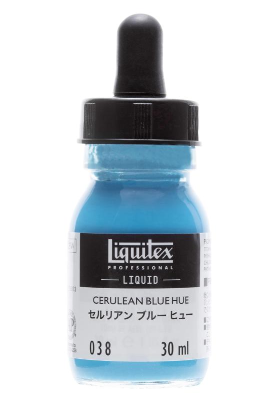 リキテックス(Liquitex) アクリル絵具リキッド セルリアンブルーヒュー 038 30ml対象性別 :男女共用アクリル絵具 30mlガラス瓶入。。液状のアクリル絵具です。いつでも水で溶いたような状態です。ボトルから出してすぐにぬれるや...