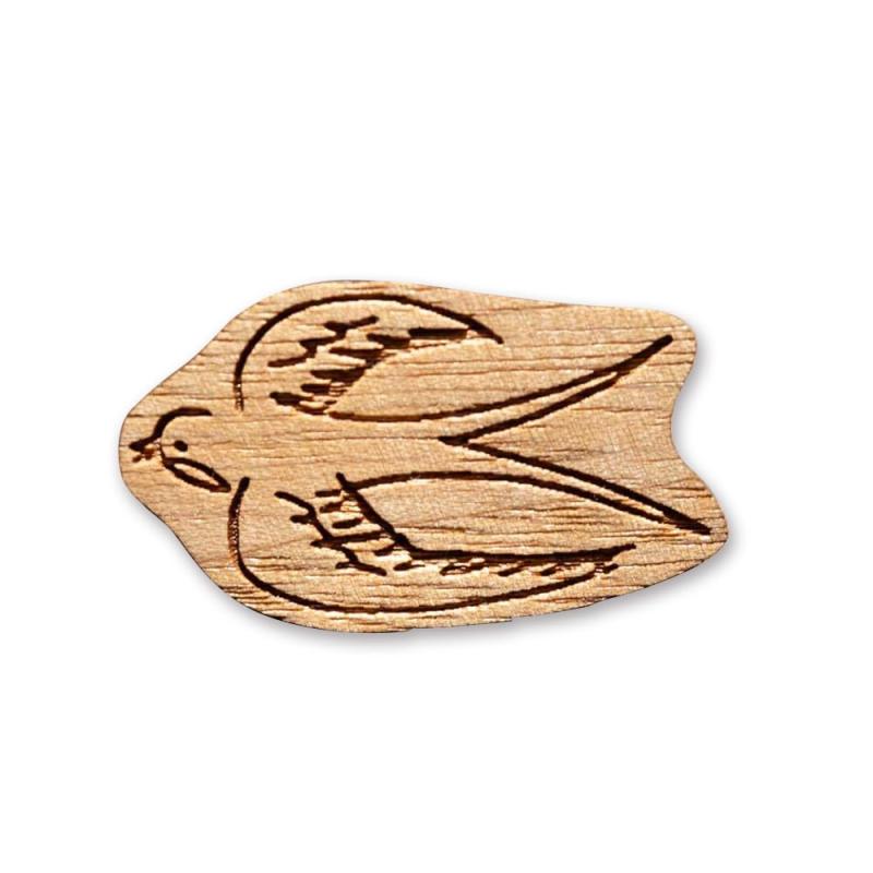 木製 ブローチ ツバメ 鳥 日本製 コサージュ シンプル おしゃれ ナチュラル 軽い cotch swallow bird 動物 アニマル Brooch 木tch コッチ レディース 女性用 誕生日プレゼント 結婚 アクセサリー かわ材質：...
