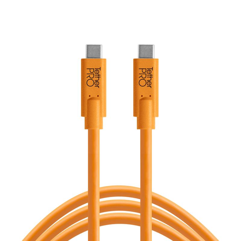 【】TetherTools テザーツールズ TetherPro USB-C to 2.0 Mini-B 8-Pin, 15' (4.6m) BL CUC2615-BLKUSB-CコンピューターからUSB-Cカメラへの合理化された接続。視認性...