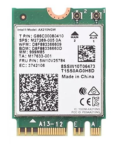 intel WIRELESS AX210 NGW M.2 (2230 A/E) 802.11ax wave2 (2400 Mbps 2x2 HT160) Bluetooth 5.2