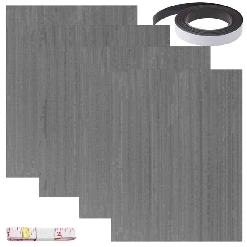 DAOKAI DIY PCケースダストメッシュフィルター、磁気フレームストリップ付き400x300mm PCメッシュグリル、コンピュータクーラー、クーラーフィルタースクリーン、ファンダストメッシュカバー内容: 400x300mm ファンダス...