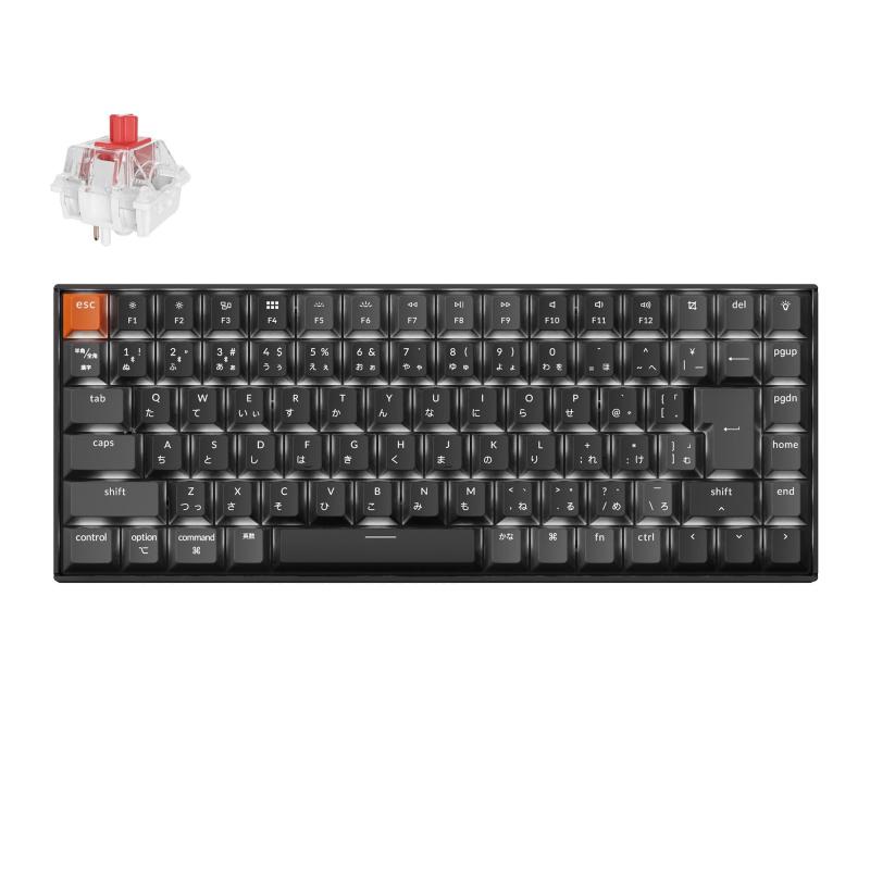 【】Keychron K2 Version 3 QMKワイヤレス・カスタムメカニカルキーボード、Bluetooth 5.2/有線接続、White LEDライト、Superスイッチ、Mac Windows Linux対応Keychron K2...
