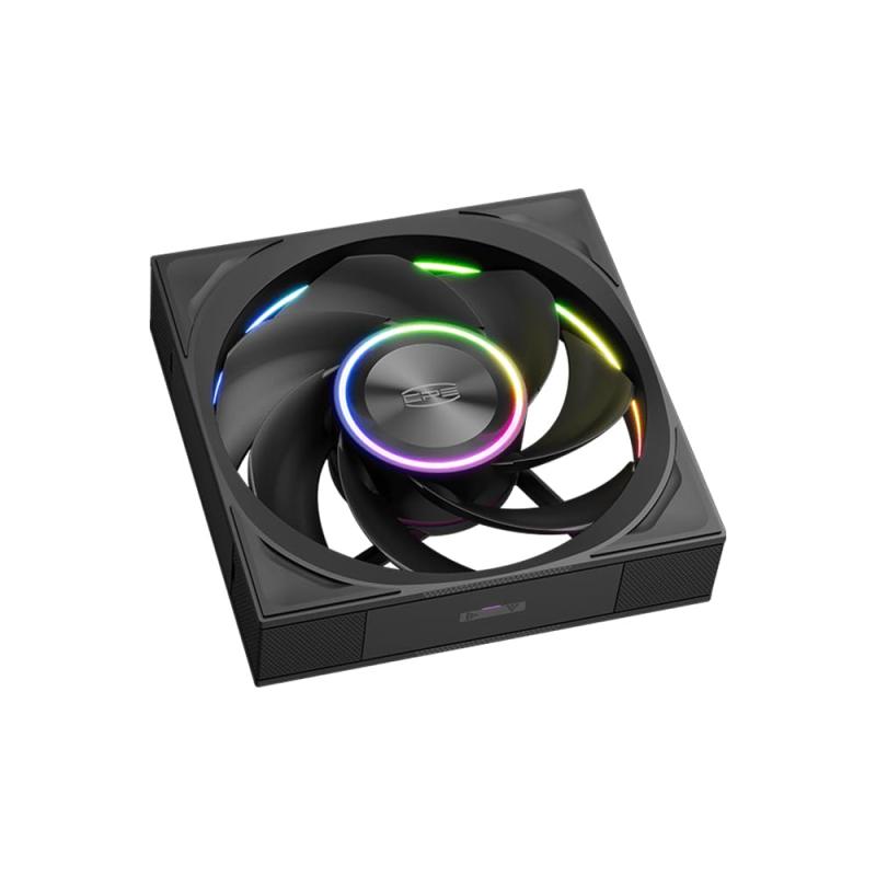 CPS ハイエンドARGBファン_Reversハイエンド水冷DT360にも搭載されている超高静圧ファン「F7 X120 ARGB」Revers