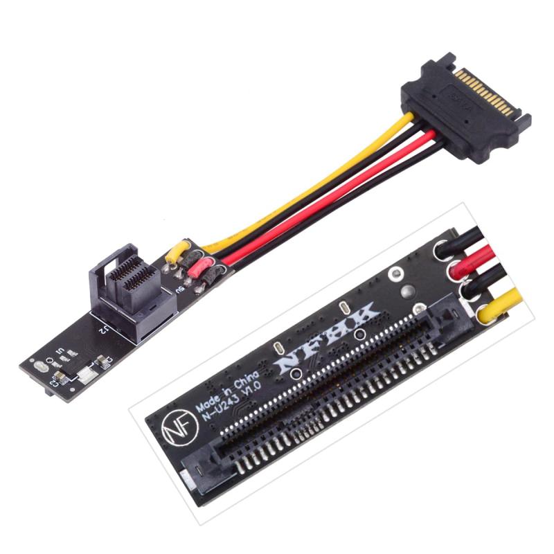 NFHK コンバーター SFF-8654 SFF-8643 SFF-8612 PCI-E 4.0 メス - U.2 SFF-8639 U.3 NVME PCIe PCI-Express SSD アダプター (マザーボード用)