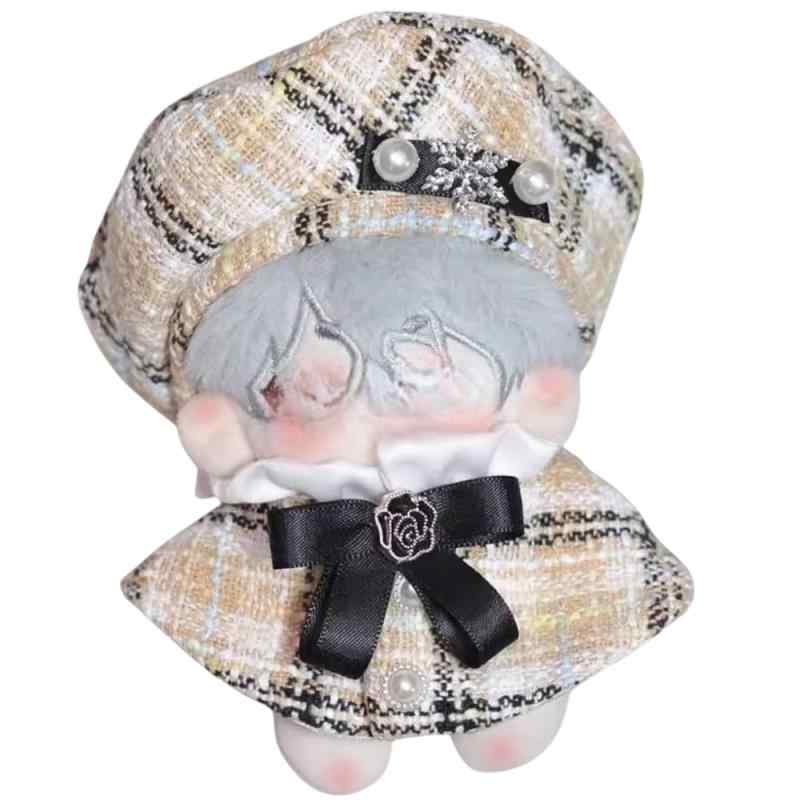 AXLUCE-ぬい服-ぬいぐるみ-服-10cm-人形✅ ぬいぐるみ用の帽子と服のセットです。✅【 適用サイズ 】約10cm綿人形✅【 セット内容 】帽子・服✅ 人形本体は含まれません。またセット内容以外のものも含まれません。人が着る服と違い...