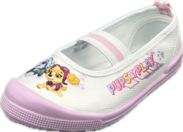 PAW PATROL(パウ・パトロール) ガールズ 子供 バレーシューズ 上履き キャラクター スカイ エベレスト 可愛い 通園上履き人気のパウパトロールのキャラクターの上履きが登場スカイとエベレストのデザインがキュートプレゼントにも最適です。