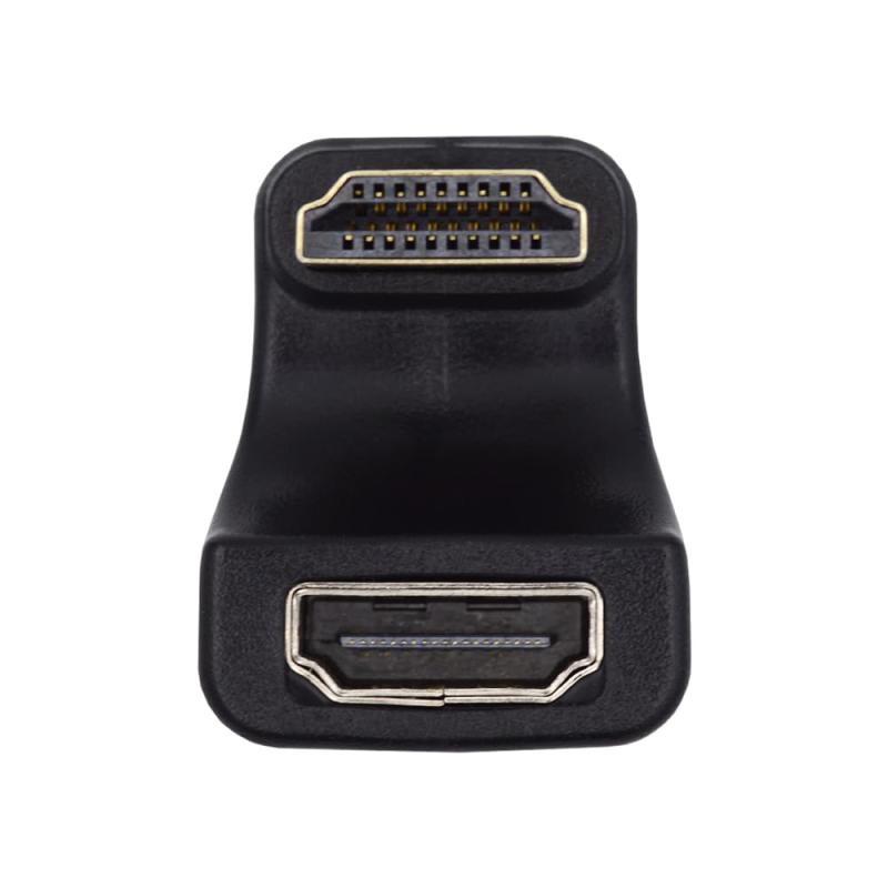 xiwai HDMI メス - HDMI Type-A オス 360 度角度付きポートセーバー拡張コンバータ アダプタ