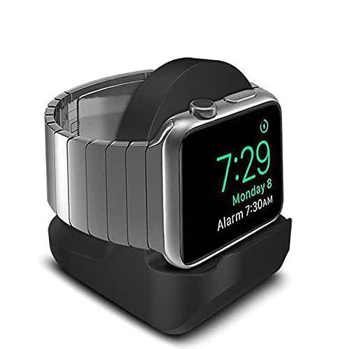 Apple Watch 充電ベース 充電スタンド クレードル 横置きタイプ 小型 コンパクト ケーブル装着可 [Series Ultra 3/2/Ultra 11 10 9 8 7 6 5 4 3 2 1, SE 3/2/SE / 49mm...