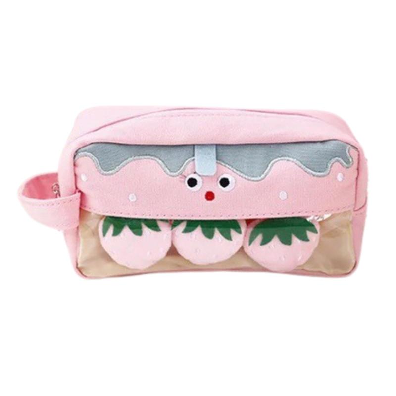 JVILEX 筆箱 韓国 テイスト おしゃれ ペンケース かわいい 中学生 高校生 面白い [並行輸入品](1)韓国テイストでおしゃれな筆箱かわいいペンケースとして中学生・高校生女子に人気。面白いデザインで小学生や女の子にもおすすめな可愛い...