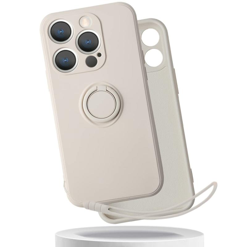 iphone 15 pro max ケース シリコン リング付き