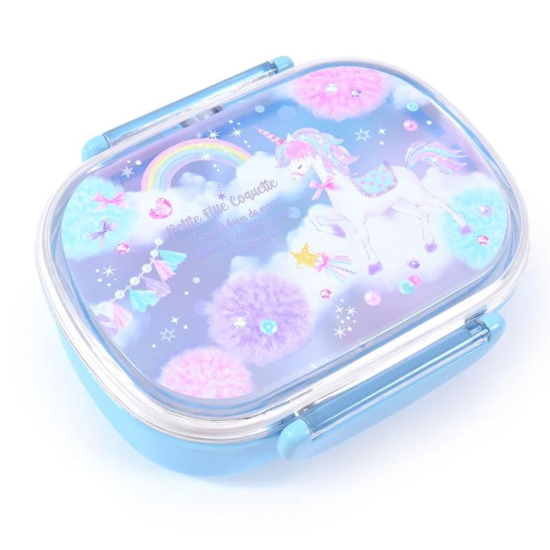 COLORFUL CANDY STYLE 子供用 弁当箱 ランチボックス ユニコーン バタフライ ファンタジー 音符 かわいい 女の子 日本製 N5803300