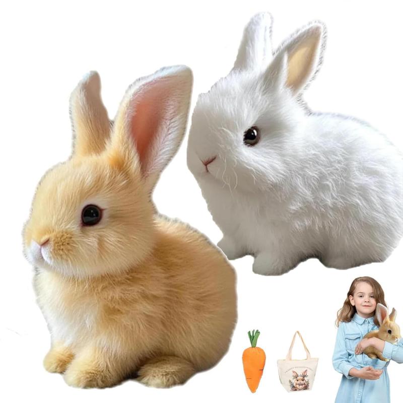 イースター私の現実的なウサギのおもちゃ とことこお散歩 TOY FIGURE インタラクティブなウサギ現実的なウサギ-ジャンプ 動くぬいぐるみ ピクピク 揺れる耳 現実的なウサギのおもちゃ bunbi現bunnyはリアルな体験を提供しますタ...