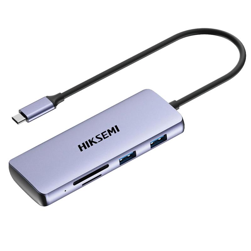 HIKSEMI USB Type-C ハブブランド：HIKSEMI色：グレーハードウェアインターフェイス：USB-C特徴：高速データ転送対応デバイス：ラップトップパソコン