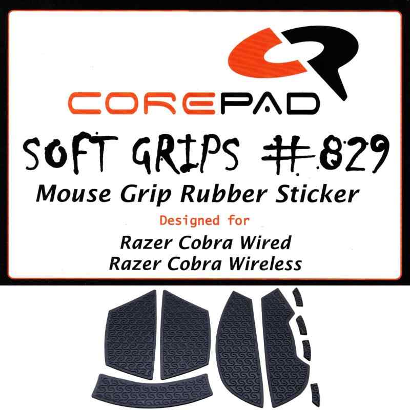 Corepad Soft Grips Razer Cobra Wired/Wireless用グリップ 1set【】対応マウス：Cobra Wired / Wireless1 Set Corepad Soft Grips (1x l+r Fr...