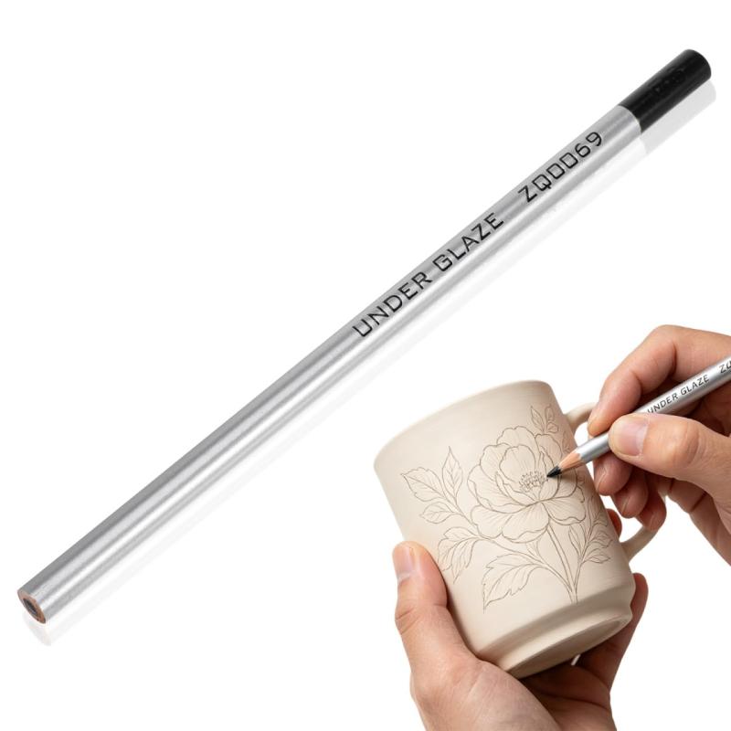 下絵鉛筆 陶器DIY 陶器 DIY 塗装鉛筆 画 陶磁器用下絵付け セラミック釉薬 手描き 手描き 用 のフックラインペンシル 下釉 木 TOPPERFUN陶器 DIY ペイント鉛筆 - バリのない滑らかな表面、手を傷つけたり傷付けたりしま...