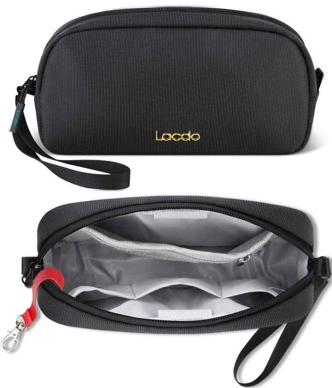 Lacdo 電子機器オーガナイザー トラベルケース、防水ケーブルオーガナイザー付きトラベルバッグ、テックアクセサリーポーチ 充電器・コード・ハードドライブ・スマホ・モバイルバッテリ