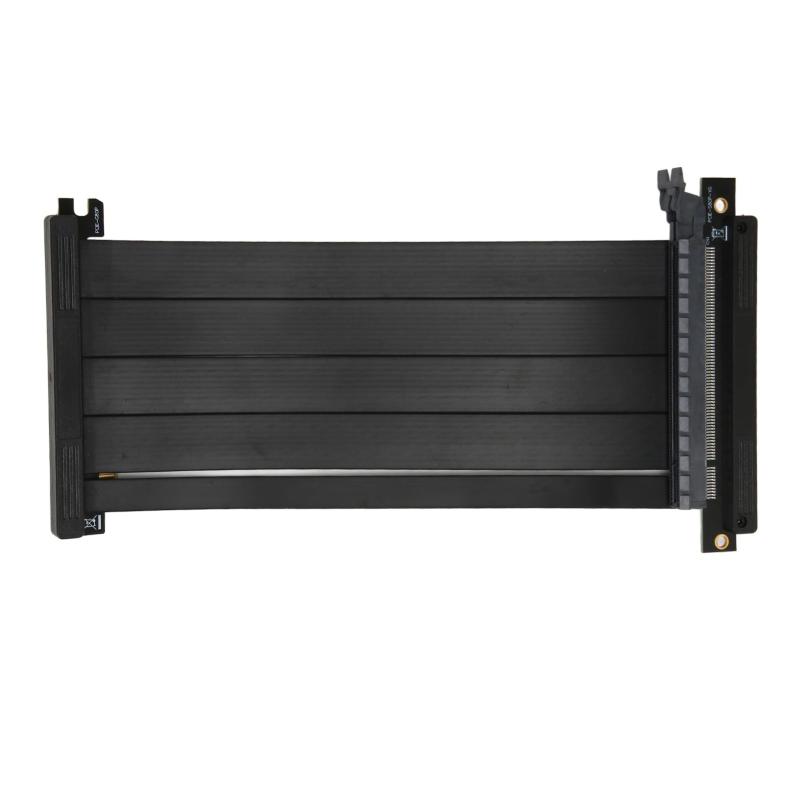 PCI E 4.0 ライザー ケーブル、デュアル リバース ウルトラ PCIE4.0 X16 ライザー ケーブル、X16 高速フレキシブル エクステンダー カード拡張ポート付き、RTX3090、RTX3080ti と互換性のある 90 度ア...