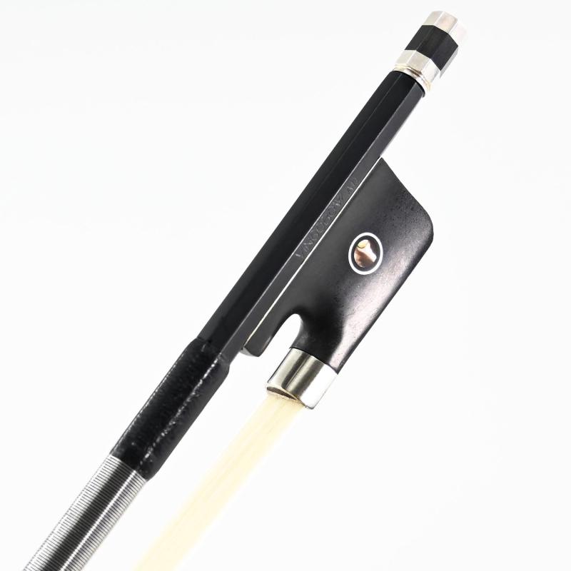 VINGOBOW チェロ用 カーボン弓 Carbon Fiber Cello Bow高パフォーマンス - 当モデルは暖かくて澄んだ音が提供できます。経験豊かな職人さんにより手作られて、予備プレーヤー向けにおすすめです。高品質の炭素繊維（CA...