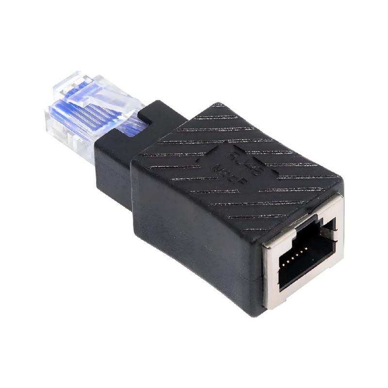 cablecc 90度 8P8C FTP STP UTP Cat 5e オス-メス LAN イーサネットネットワーク拡張アダプター