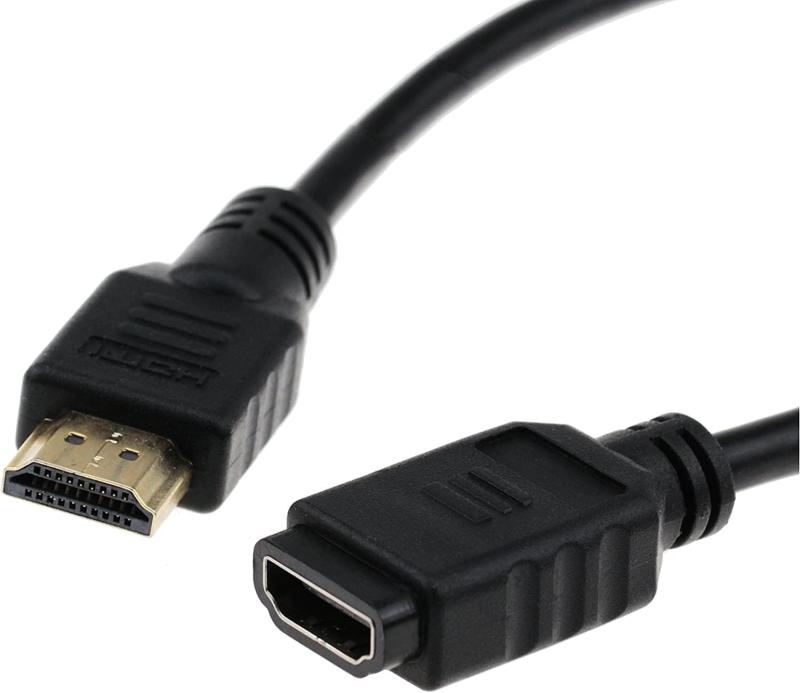 HDMI 延長ケーブル ファイヤーTVスティックに対応 金メッキ 30CM (タイプAオス - タイプAメス) ブラック Fire TV Stick 延長ケーブルHDMI延長ケーブルとは、HDテレビ、Blu-Rayプレーヤー、ゲームコンソー...