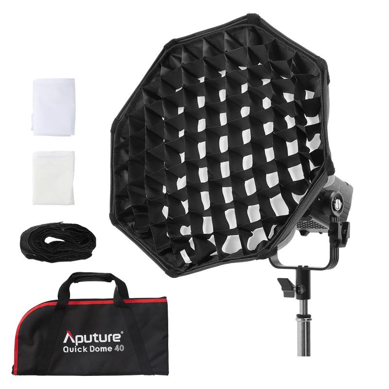 Aputure Quick Dome ソフトボックスAputure Quick Dome 40 は、STORM 80c 用に設計された 40cm の円形 Mini ProLock ソフトボックスで、最小の制作スペースでも高速でプロフェッショ...