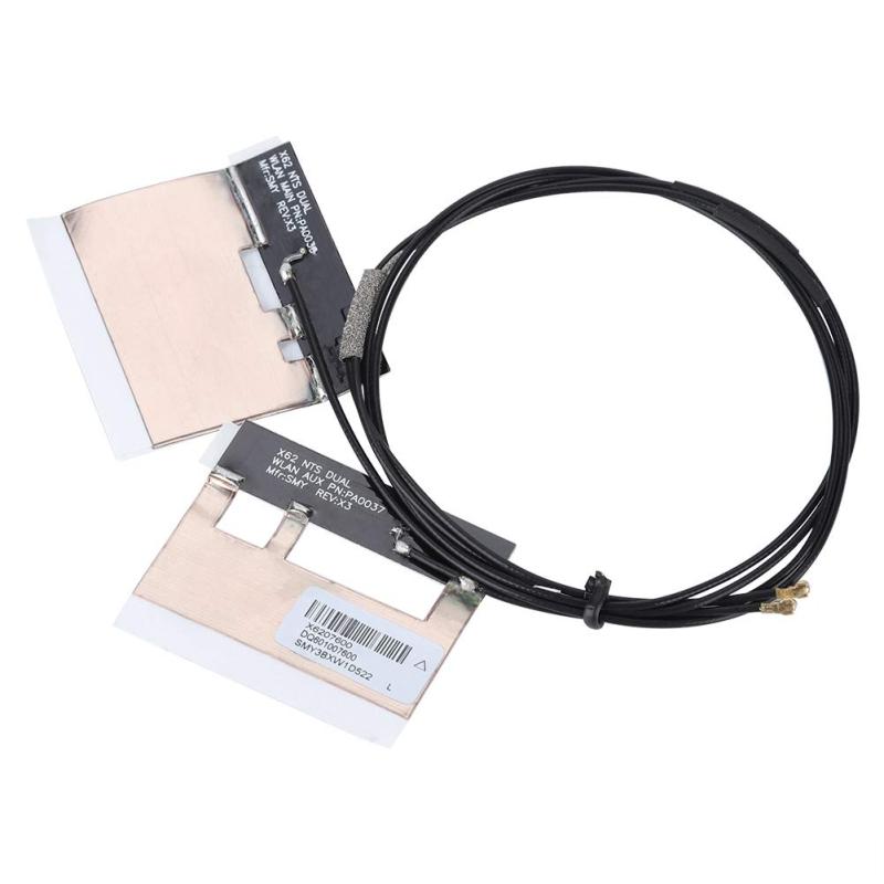 IPEX4ポート付き ASHATAビルトインM.2アンテナ 2個/セットDIY IPE Gene4ビルトインNGFF / M.2 Hua wei/インテル用 4ポート付きWiFiアンテナ ミニコンピューター、ノートブックコンピューター、タブ...