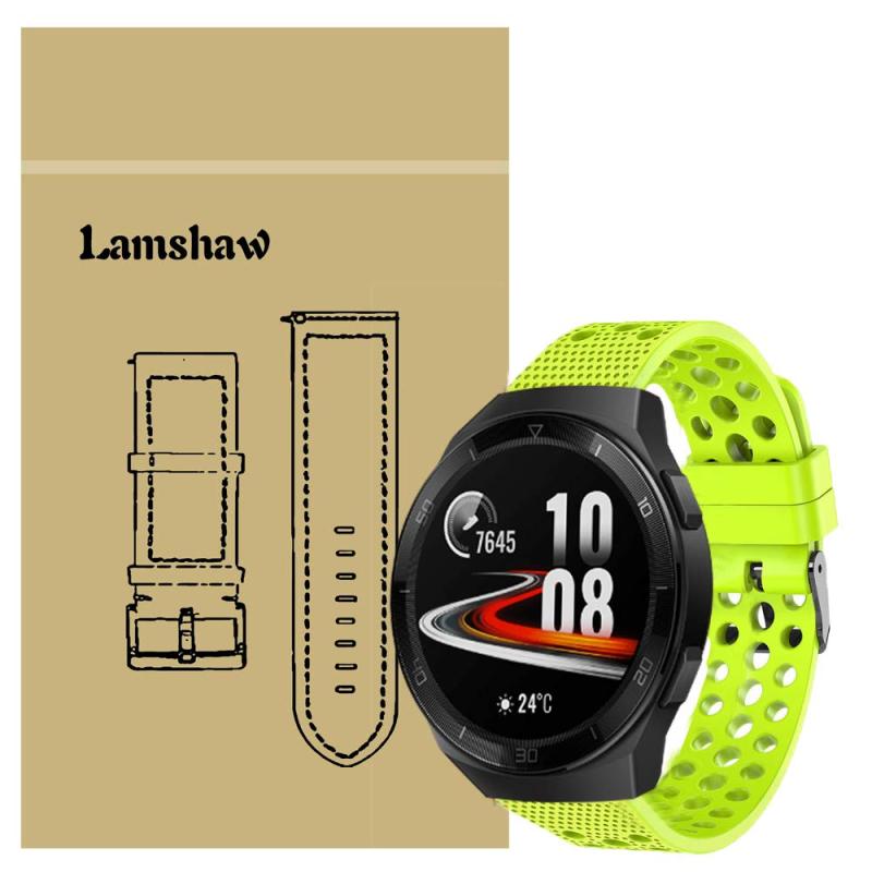Lamshaw for HUAWEI Watch GT2e バンド, スポーツ シリコン 交換バンド ベルト 対応 HUAWEI Watch GT2e 46mm対応機種：HUAWEI Watch GT2e高品質：スポーツバンド。軽さも、しな...
