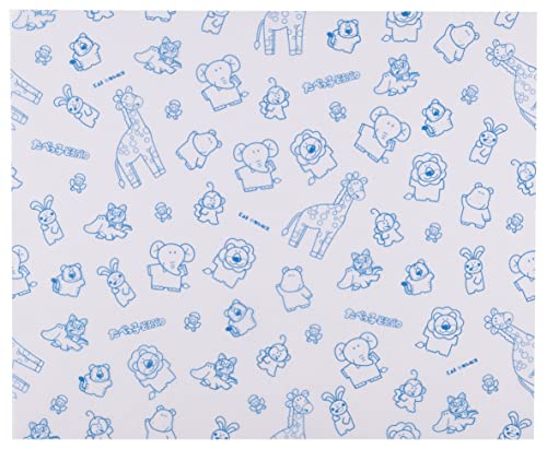 ワックスペーパーブルー/218×250mm/DL8107・Color:ブルーStyle:ワックスペーパー・パッケージ個数:1・サイズ：218×250mm・入数：30枚・素材・材質：紙（パラフィン加工）耐油性の紙にデザインがプリントされたワッ...